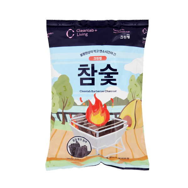 클린랩 프리미엄 숯 (바비큐 및 캠핑용, 2~3인용) - Asianfoodnz