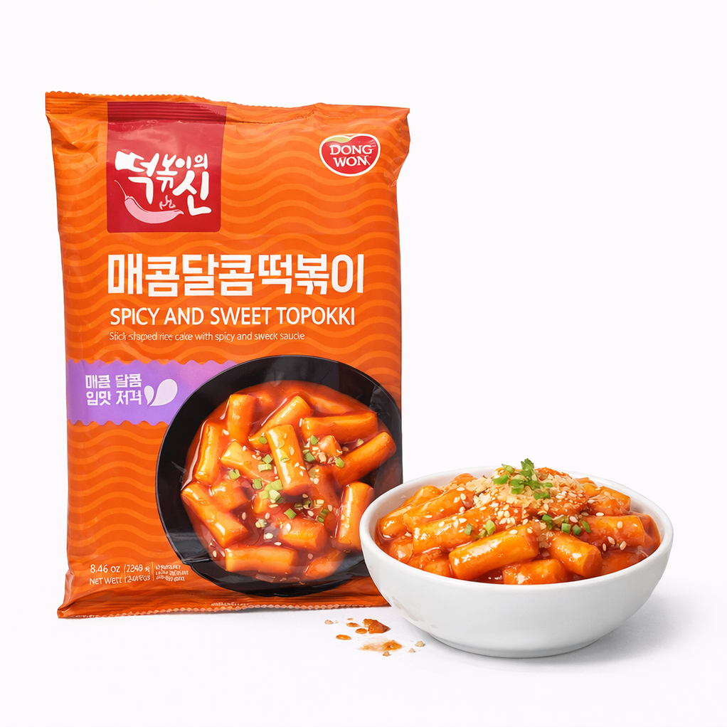 DONGWON Tteokbokki Master Spicy and Sweet Topokki 240g — Asianfoodnz