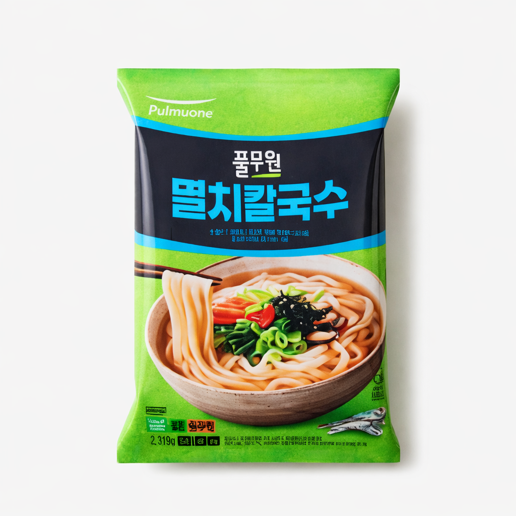 PULMUONE Anchovy Kalguksu Korean Noodle Soup 2 Servings 319.6g – Dried ...