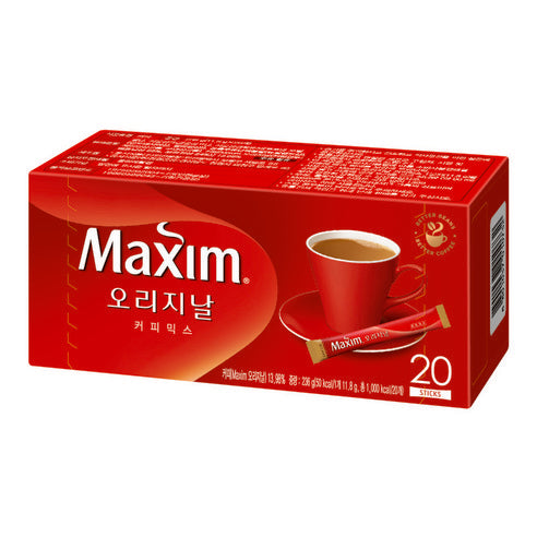 DONGSUH Maxim Original Korean Instant Coffee Mix Sticks 3-in-1 20 Stic ...