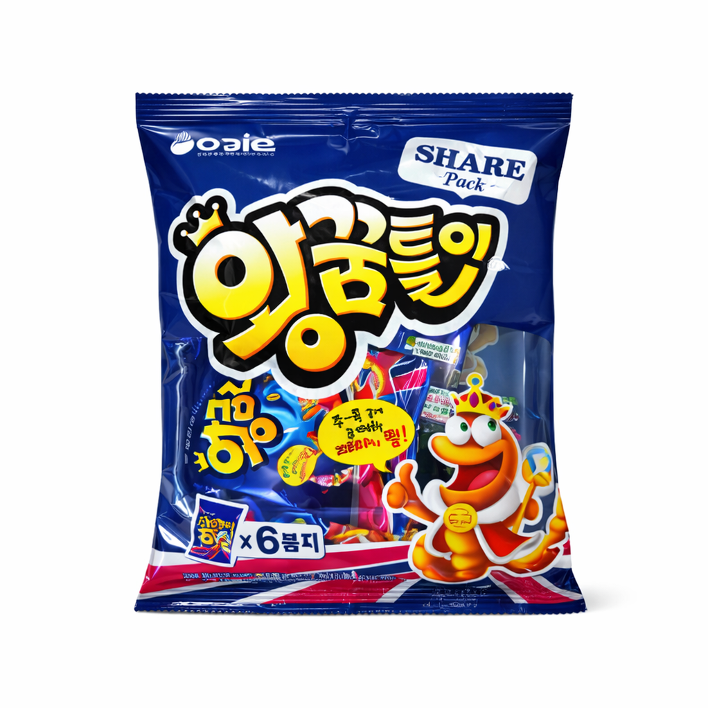 ORION Wang Kkumtle Gummy Jelly Share Pack Korean Gummy Candy 42.5g × 6 ...