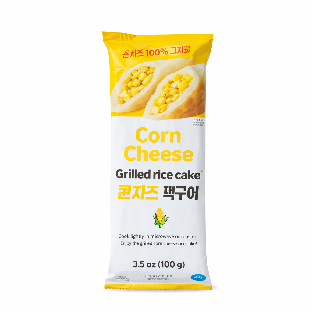 RODEM Corn Cheese Grilled Rice Cake Korean Frozen Snack 100g — Asianfoodnz